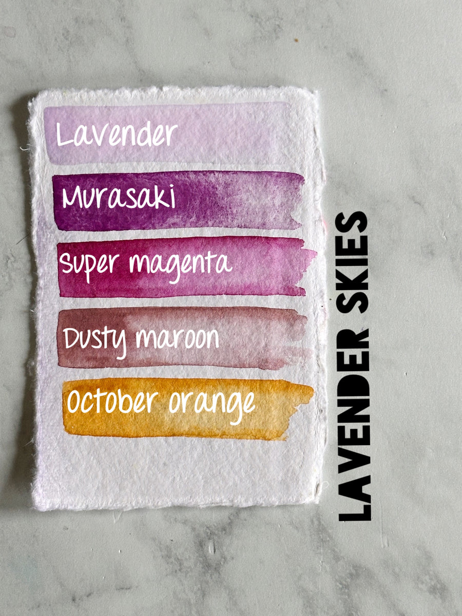 Lavender Skies – 31PurpleFish Watercolors