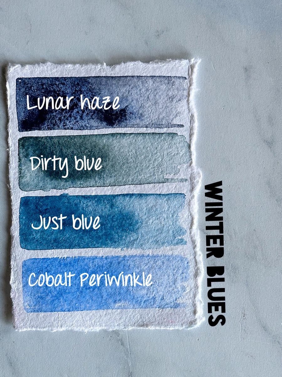 Winter Blues – 31PurpleFish Watercolors