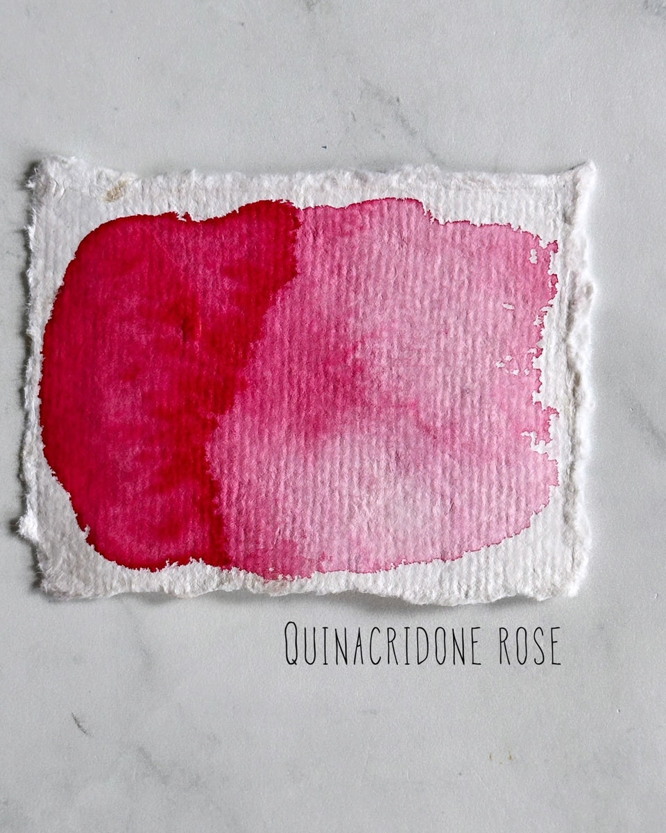 Quinacridone Rose – 31PurpleFish Watercolors