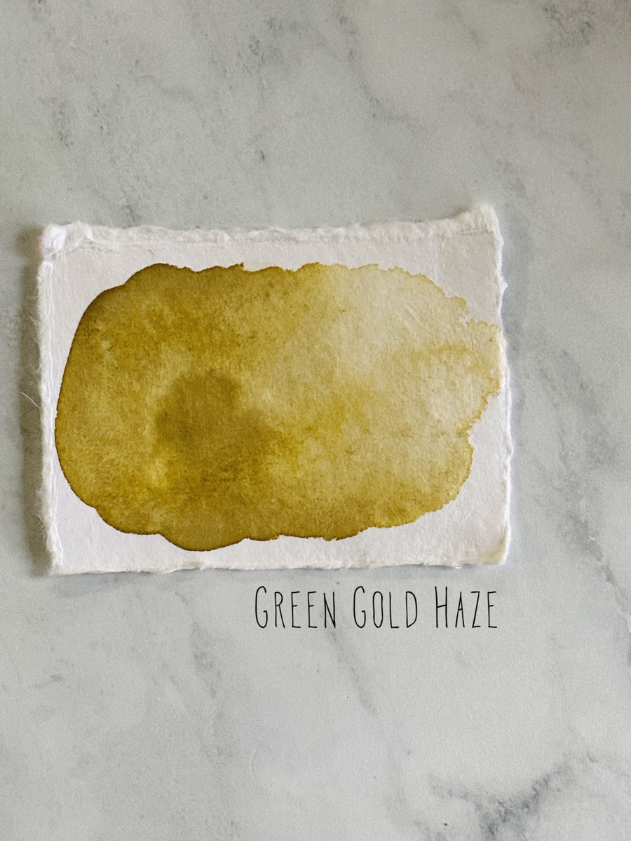 Green gold haze (seconds) – 31PurpleFish Watercolors