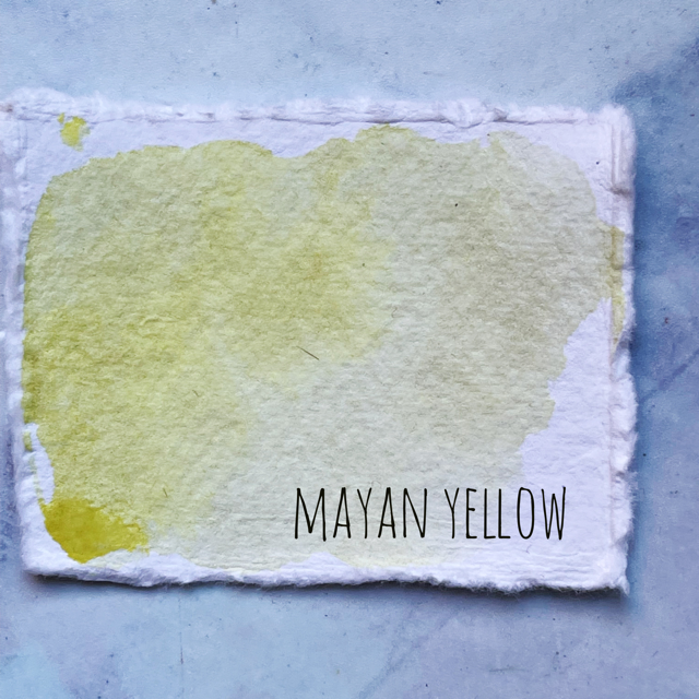 Mayan yellow – 31PurpleFish Watercolors